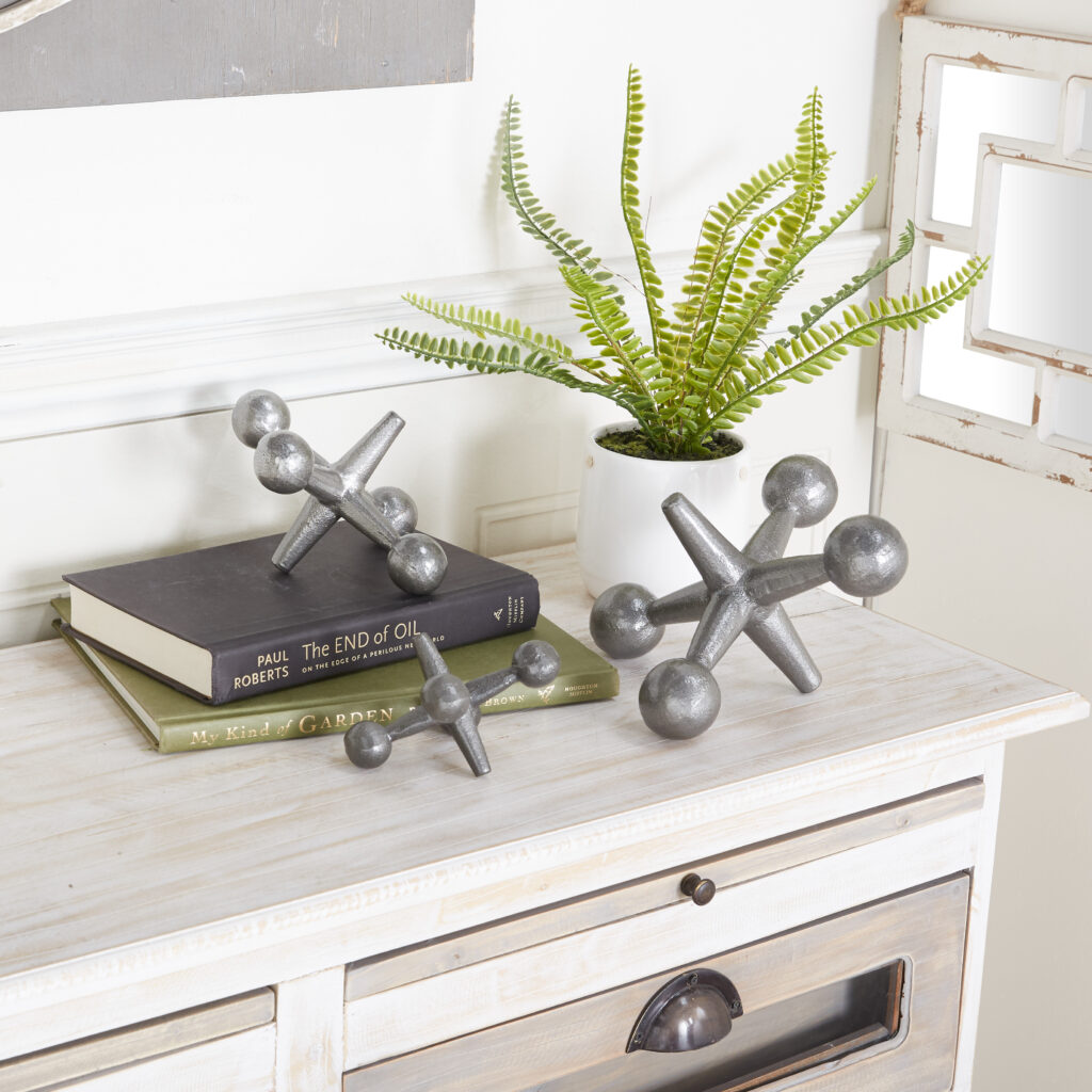 Metal Jacks Sculpture – Set of 3 – Signature Selection